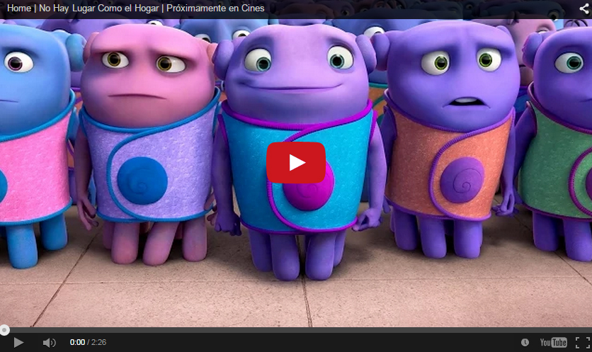 DreamWorks presenta el trailer de 'Home, hogar dulce hogar'