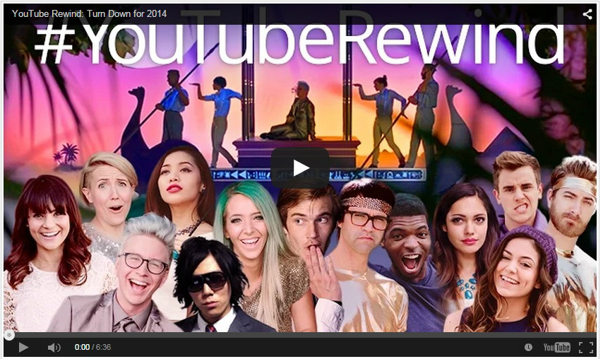YouTube presenta 'Rewind 2014' con lo mas relevante del año